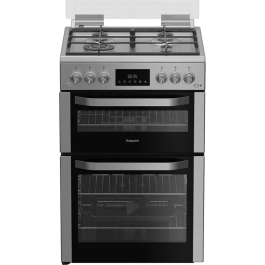Foulkes Electrical | Hotpoint HDG6GDCWX 60cm Gas Double Oven Cooker ...